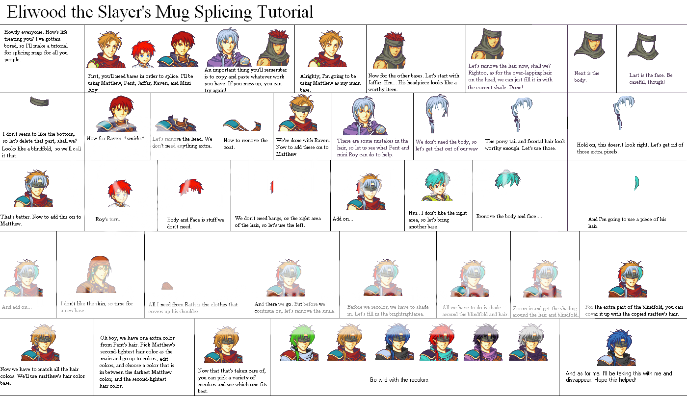 Fire Emblem Spriting Tutorials - Chains Of Element