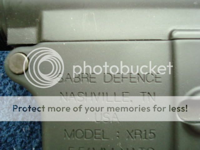 Sabre Defense M16A4 (What are the Lower Receiver Markings?) > AR ...