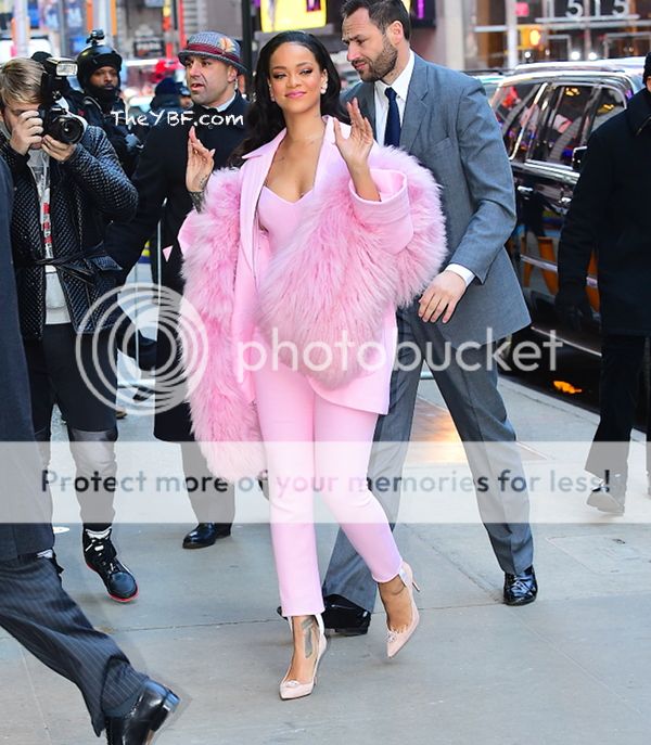 DAYTIME TV: Rihanna Gets Pretty In Pink For “Good Morning America ...
