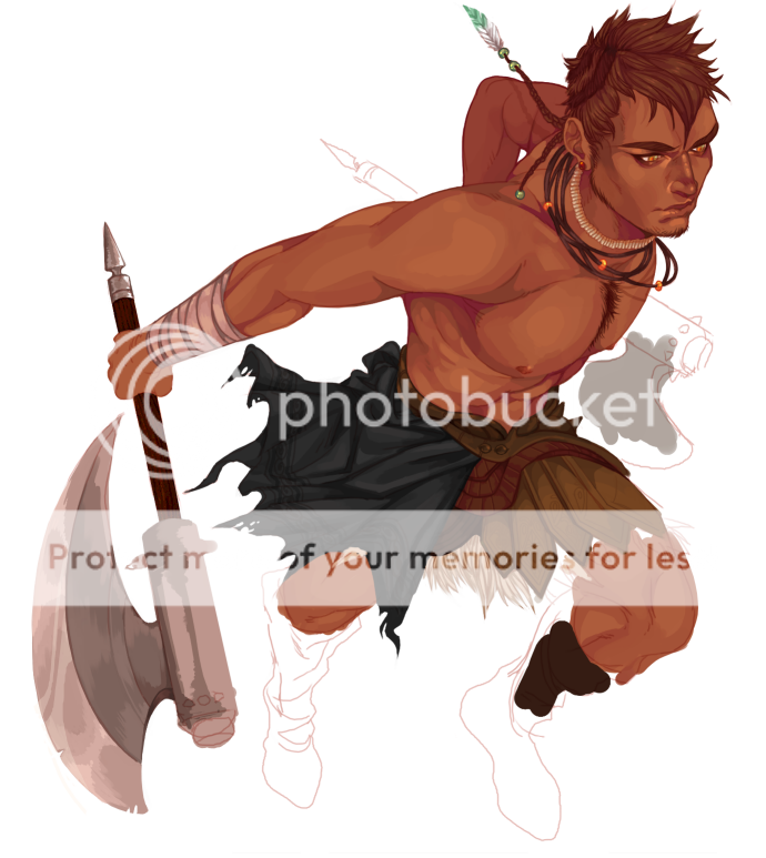 Men in fantasy art — skoptsy: This is Ilk. He is searching for the...