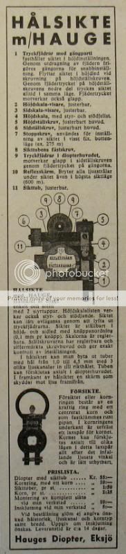 Swedish m96 rear sights identification | Gunboards Forums