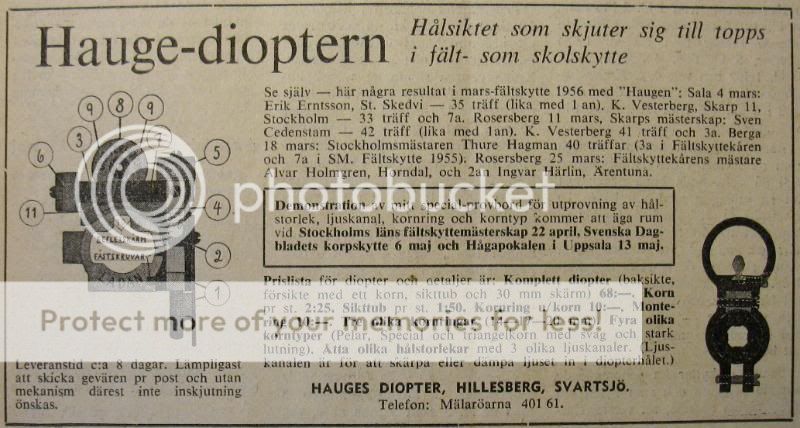 Swedish m96 rear sights identification | Gunboards Forums