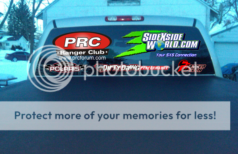 I'm considering having a rear window decal made | PRC Polaris Ranger Club